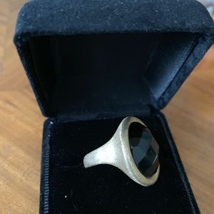 Technibond | Jewelry | Technibond Black And Gold Large Ring Size | Poshmark